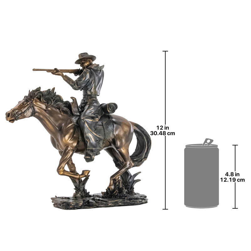 Design Toscano Wild West Sharp Shooter Statue & Reviews | Wayfair