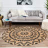 Dakota Fields Zinia Hand-Woven Round Jute and Sisal Rug & Reviews | Wayfair