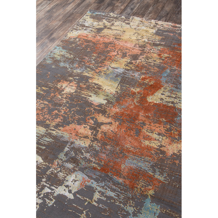 Williston Forge Thrapst Abstract Rug | Wayfair