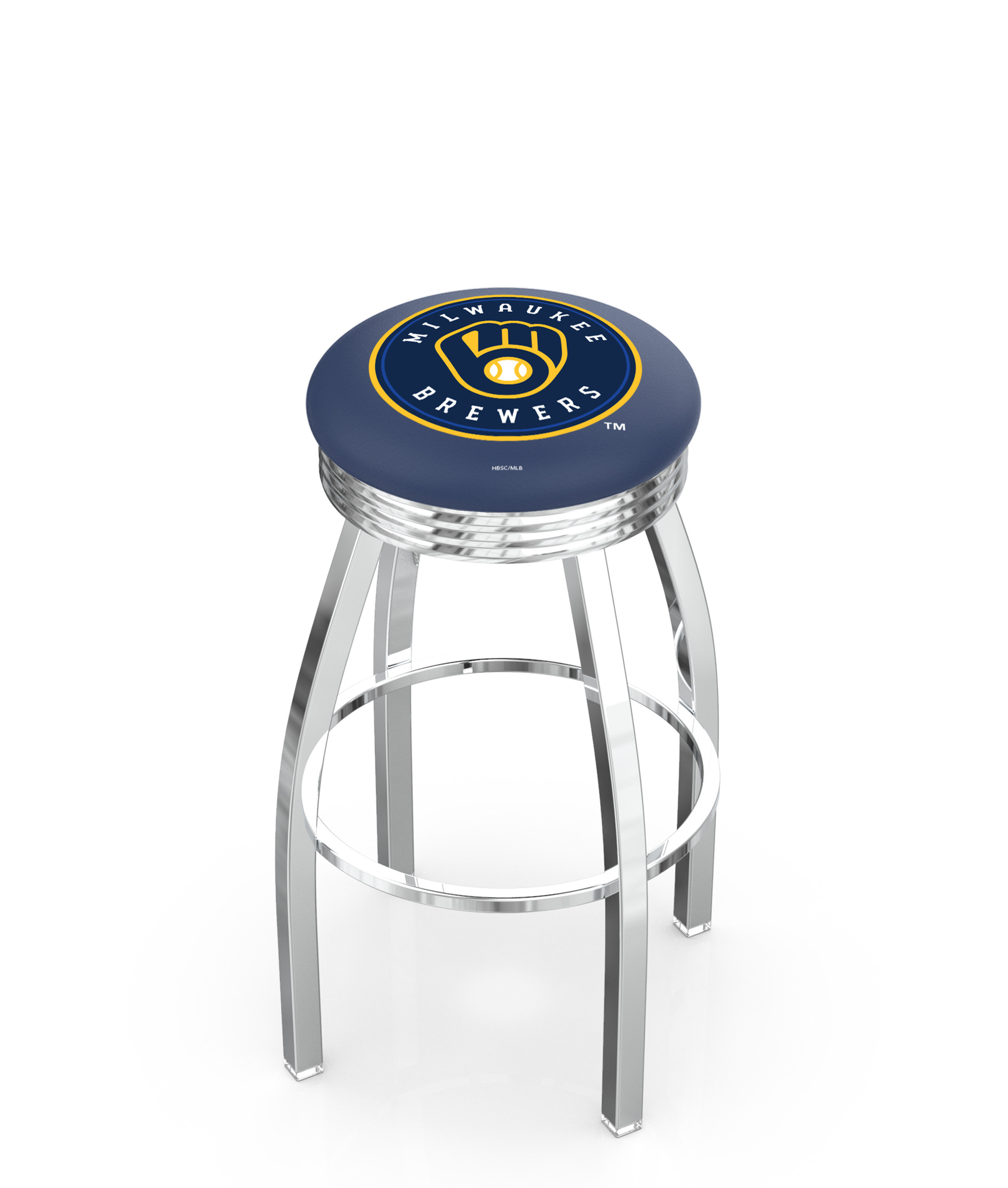 Holland Bar Stool L8C3C Milwaukee Brewers Swivel Counter Stool | Wayfair