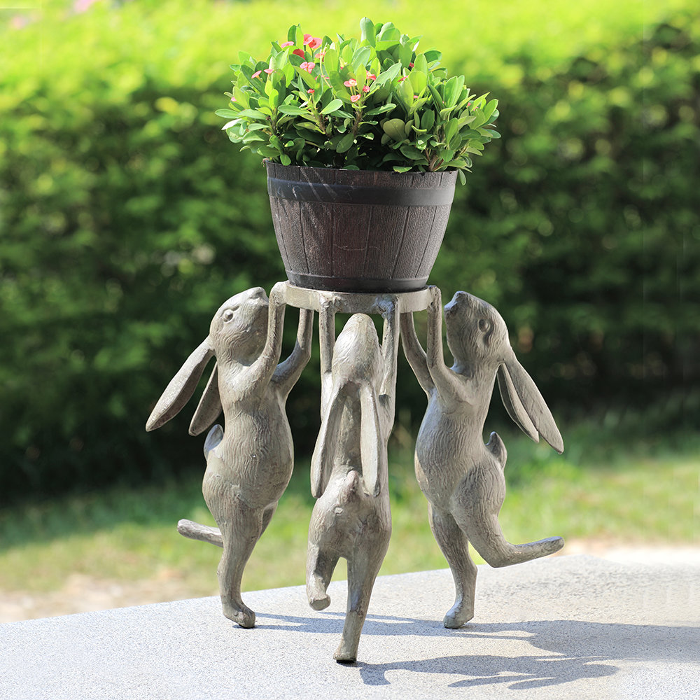 SPI Home Rabbit Triplets Planter Holder | Perigold