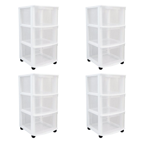 Gracious Living 3 Drawer Storage Drawer | Wayfair