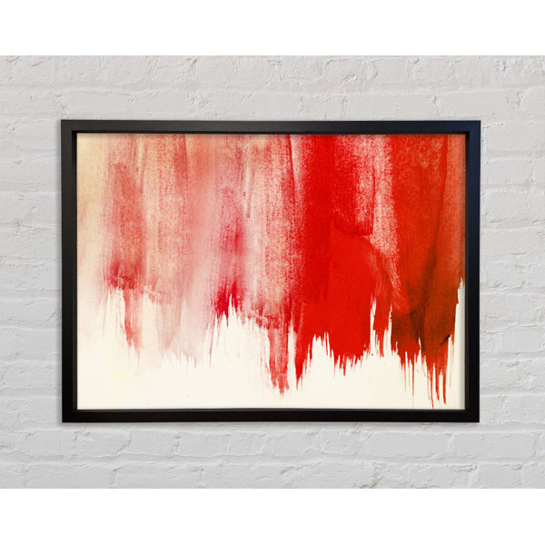 Bright Star Striking Red Paint - Single Picture Frame Art Prints on ...