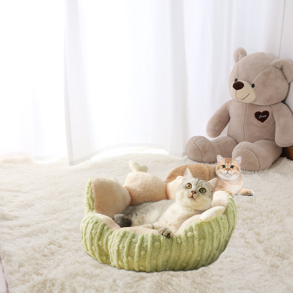 Tucker Murphy Pet™ Elidon Cotton Bolster Pet Bed | Wayfair