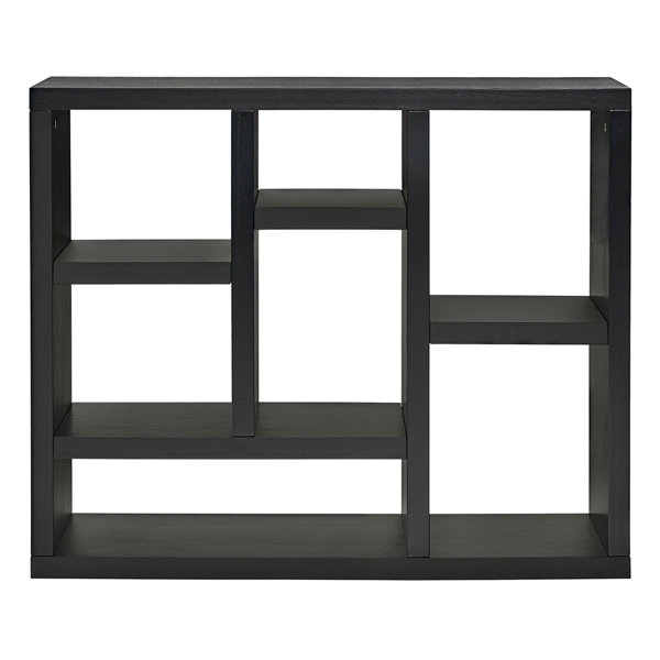 Latitude Run® Open Wooden Shelf Bookcase Freestanding Display Cabinet ...