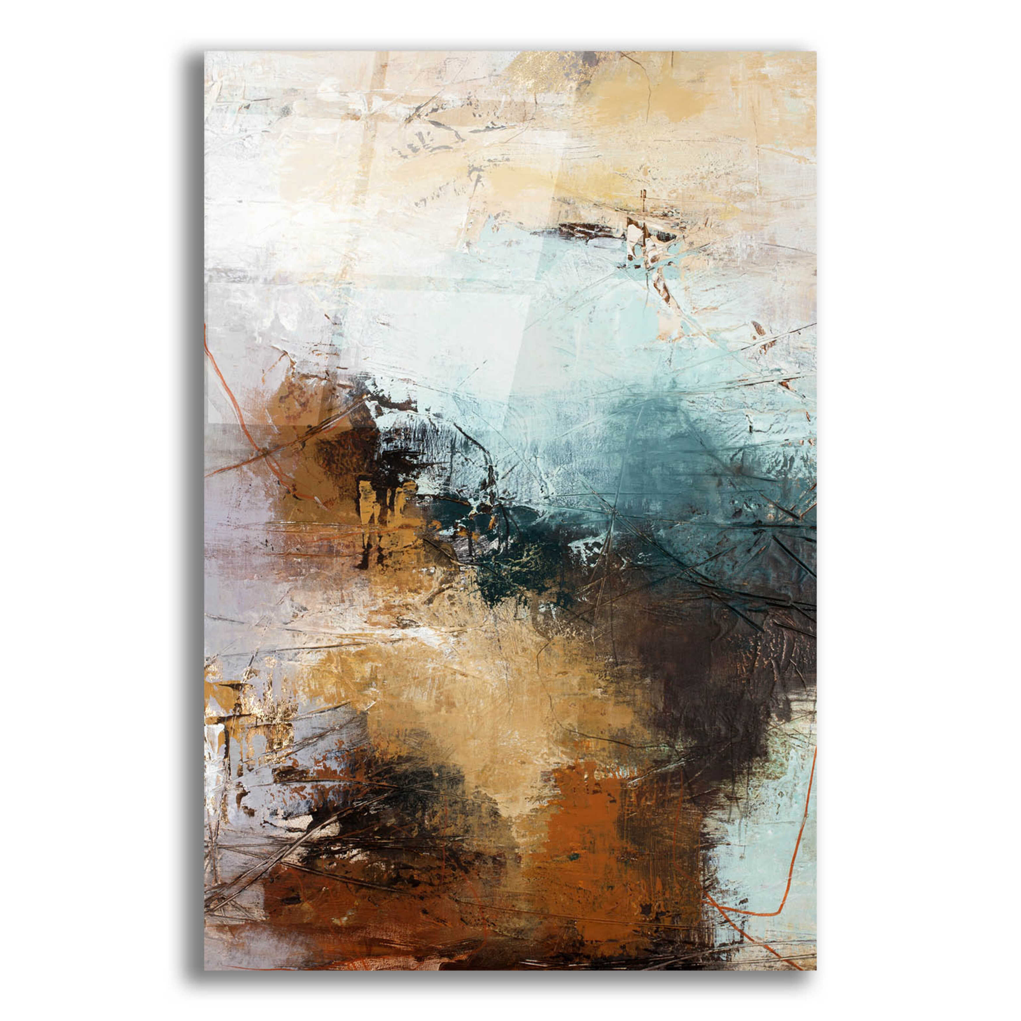 Wrought Studio 'Milestone 3 Blue' By Design Fabrikken, Acrylic Glass ...