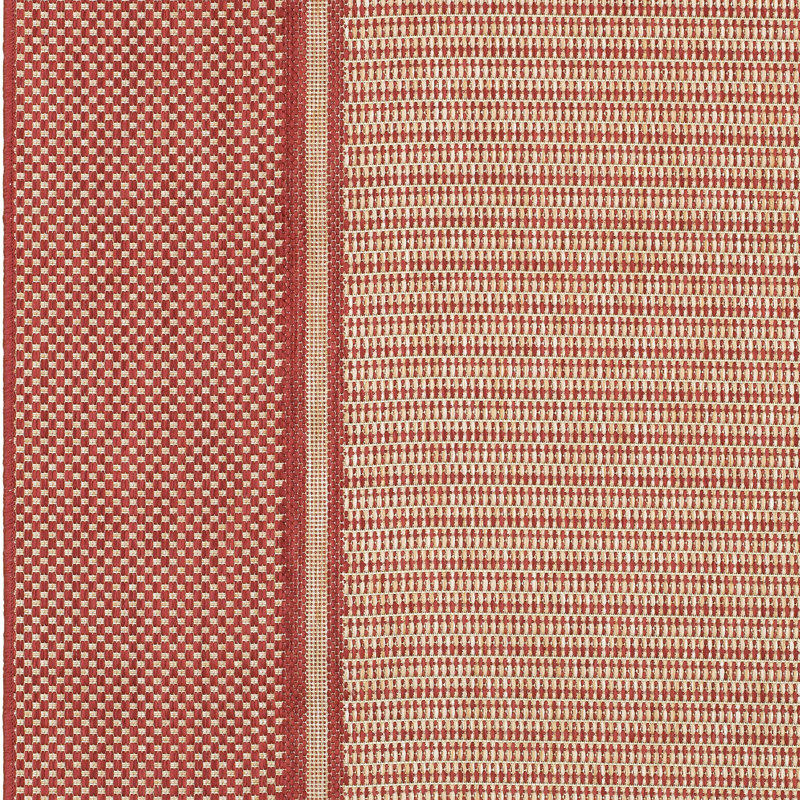 Birch Lane™ Daniels Brick Red/Tan Indoor/Outdoor Area Rug & Reviews ...