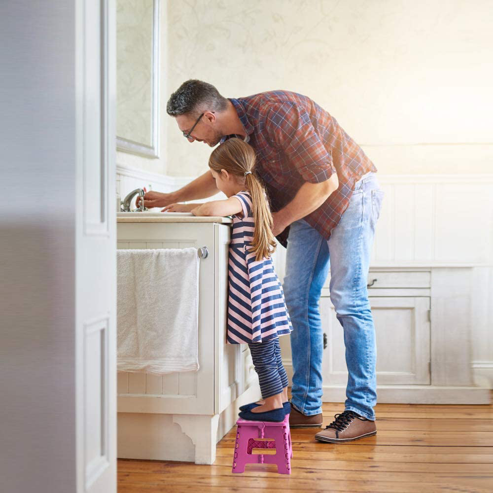 Isabelle & Max™ Adalyna Pink Foldable Step Stool - Wayfair Canada
