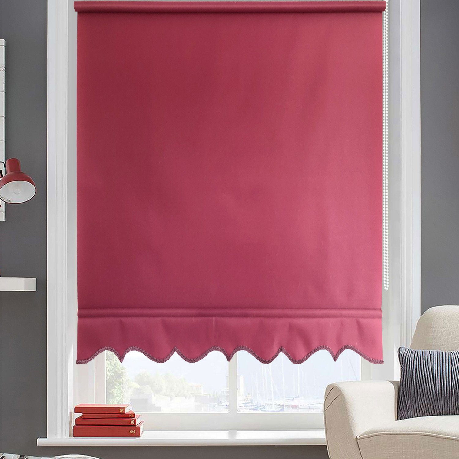 East Urban Home Blackout Fuchsia Roller Shade | Wayfair