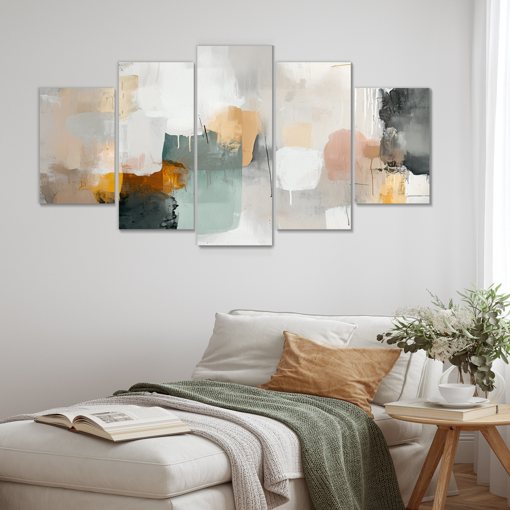 Wrought Studio™ Ranstead - Abstract Wall Art - Modern Wall Art Set ...