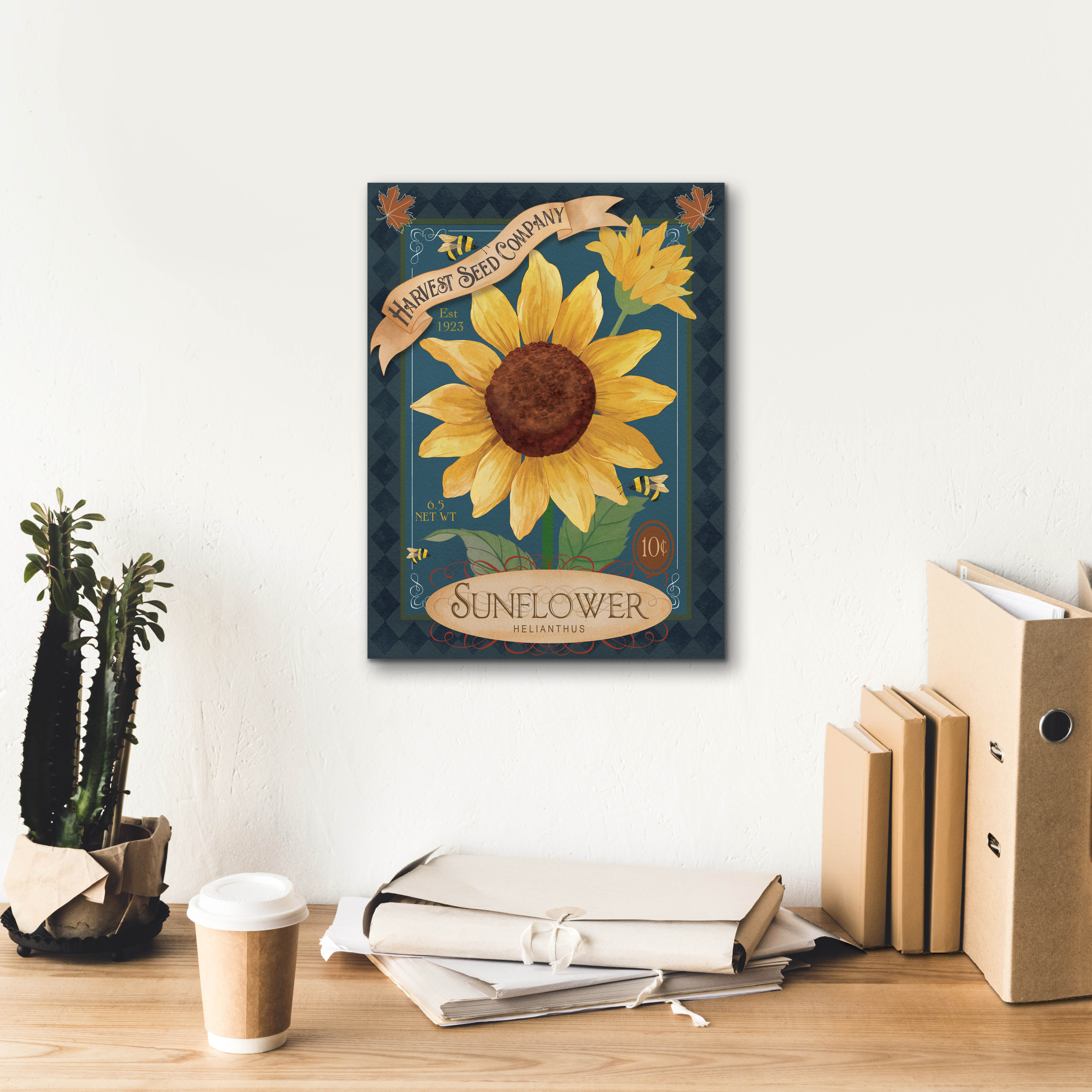 August Grove® 'Sunflower Seeds' by Fiona Stokes-Gilbert Canvas Wall Art ...
