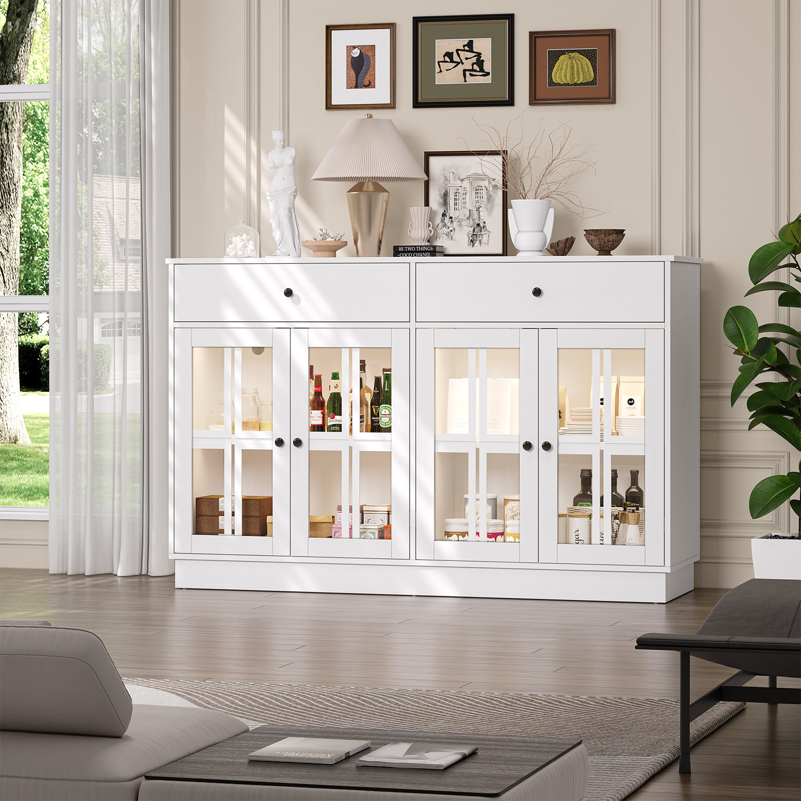 Wrought Studio™ Caress 53'' Sideboard | Wayfair