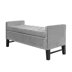 Alcott Hill® Tess Velvet Upholstered Storage Bench & Reviews | Wayfair