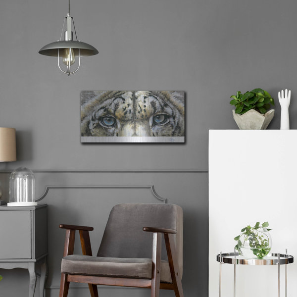 Latitude Run® " EyeCatching Snow Leopard " by Barbara Keith | Wayfair