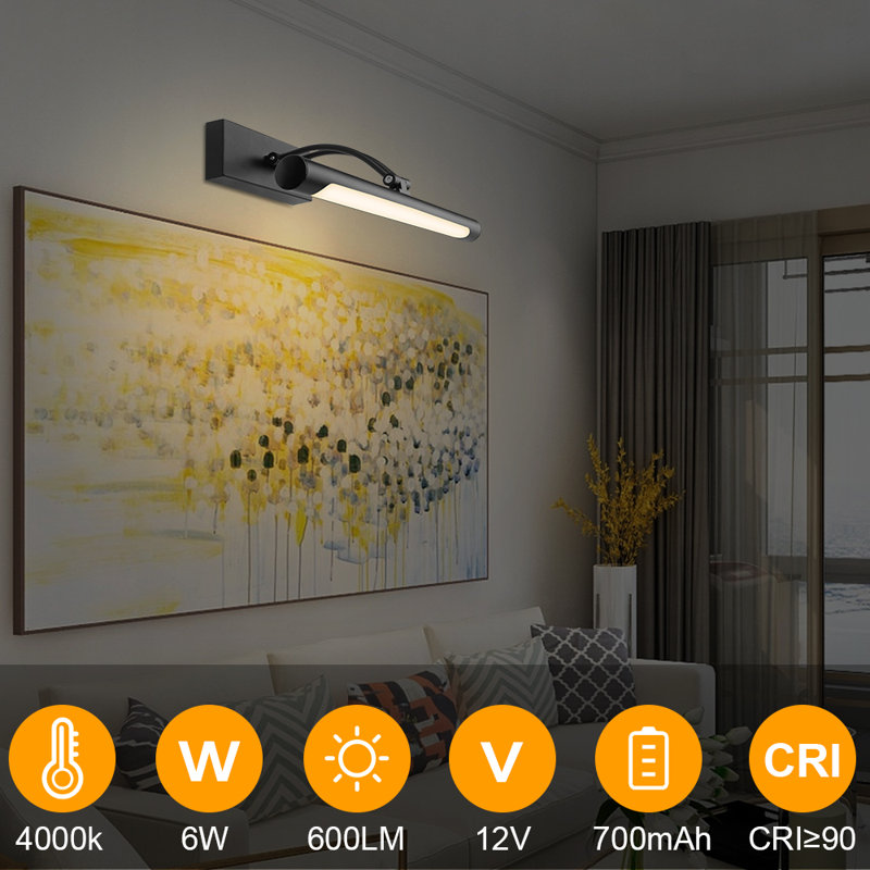 Latitude Run® Hardwired LED Wall Mounted Picture Light & Reviews | Wayfair