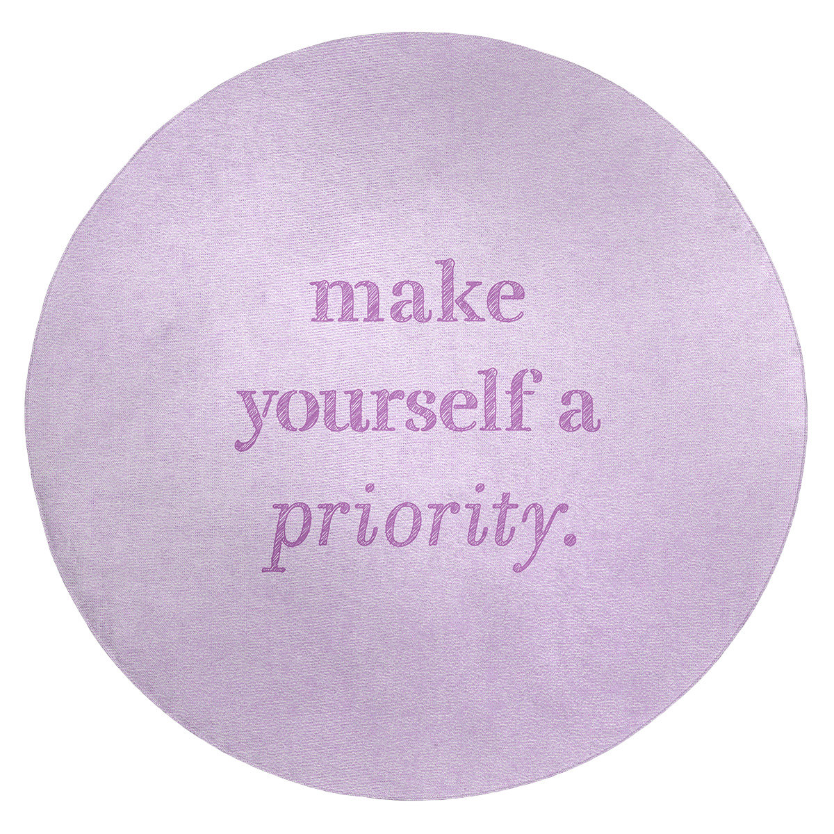 East Urban Home Quotes Handwritten Self Love Quote Poly Chenille Rug ...