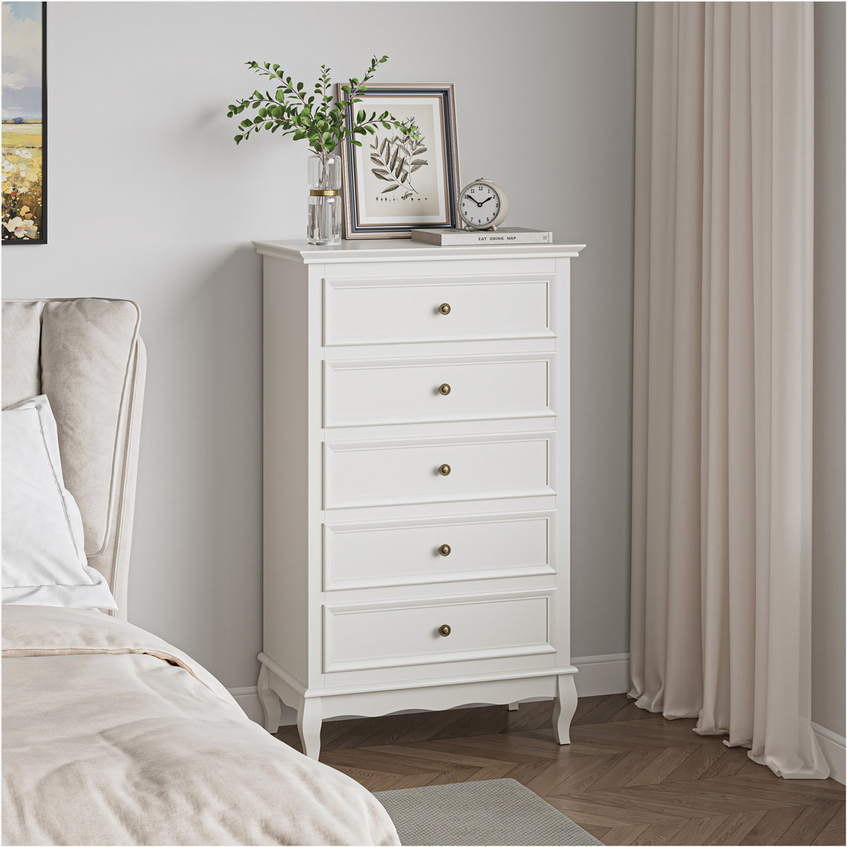 Lark Manor™ Blane 5 - Drawer Dresser & Reviews | Wayfair