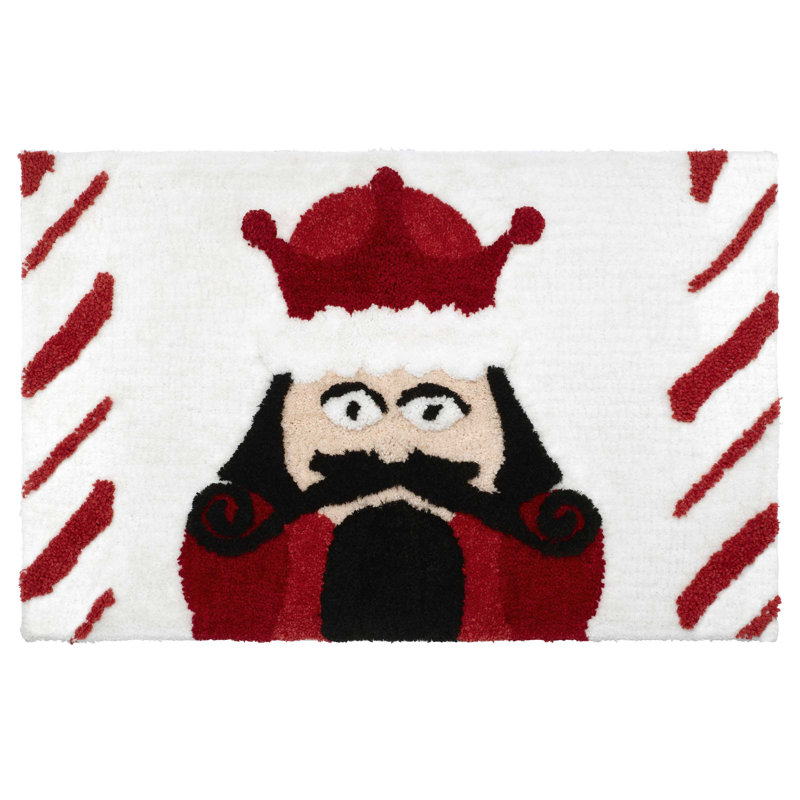 Charlton Home® Peppermint Nutcracker Rug | Wayfair