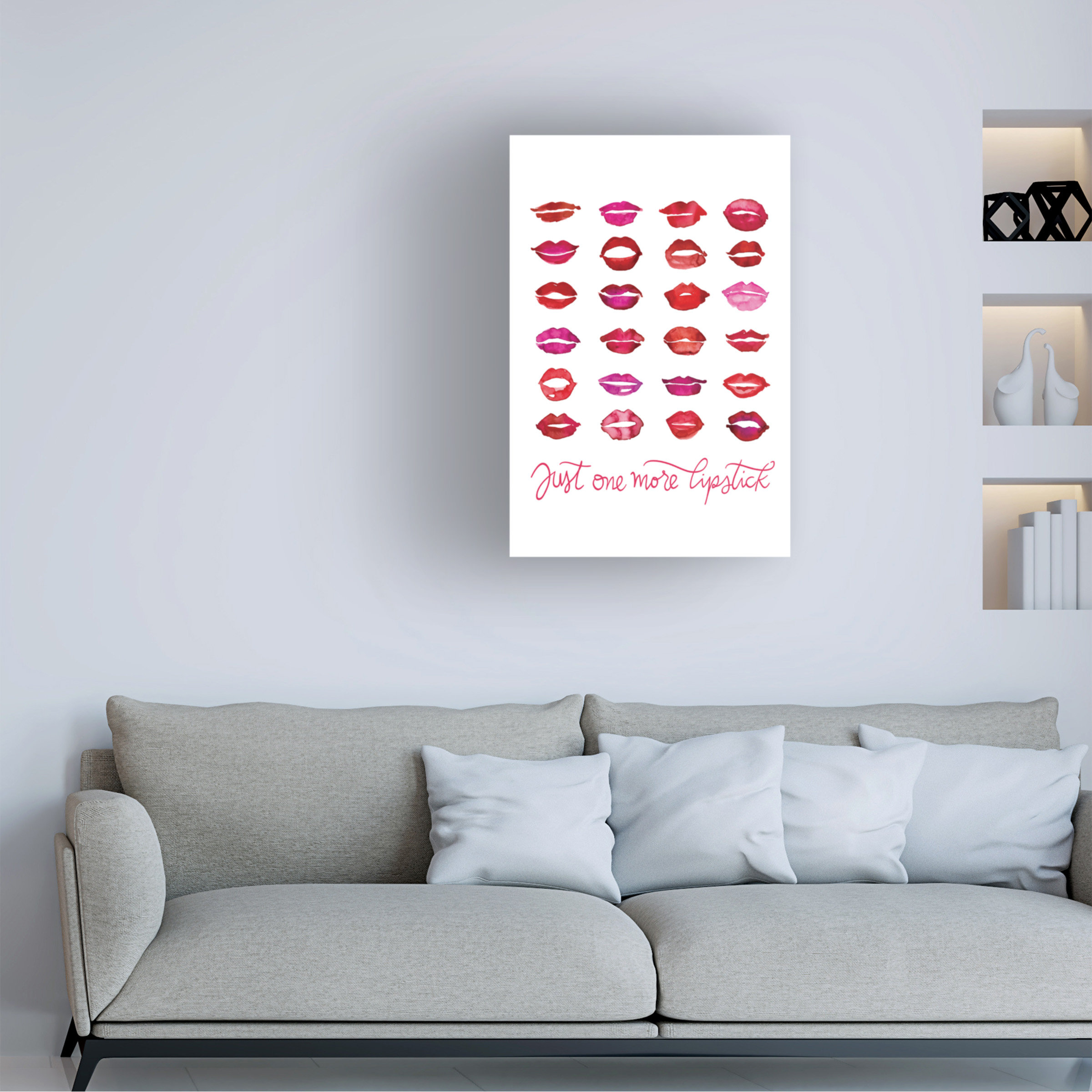 Mercer41 Just One More Lipstick On Canvas Print | Wayfair