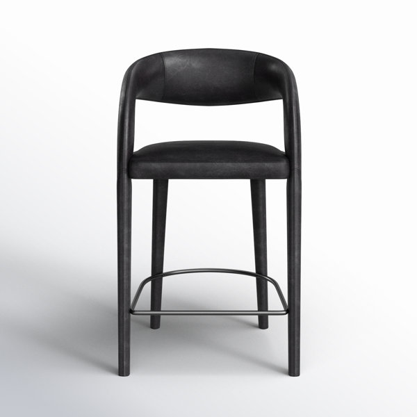AllModern Geoffrey Upholstered Counter Stool & Reviews | Wayfair