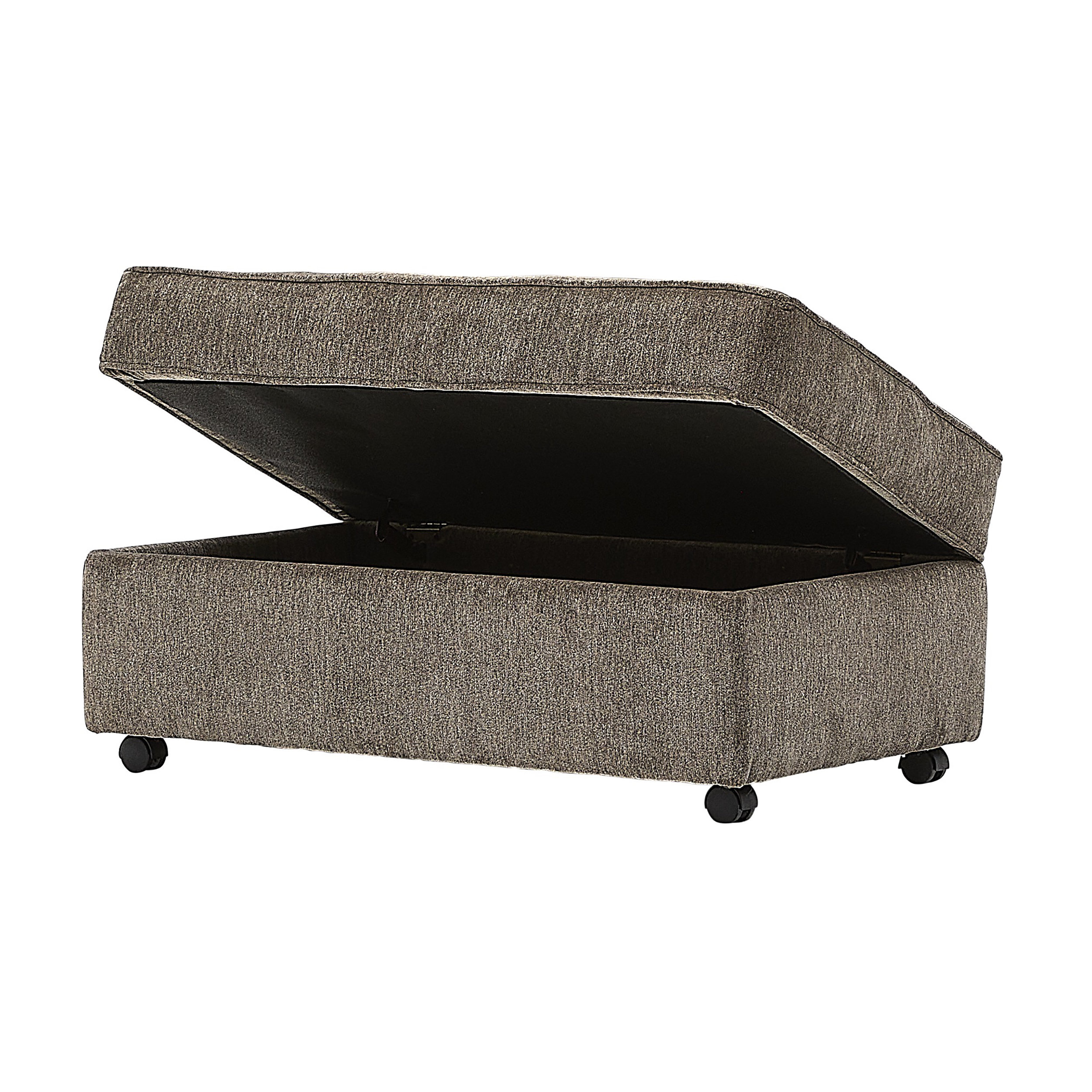 Latitude Run® 42" Upholstered Storage Ottoman With Casters | Wayfair