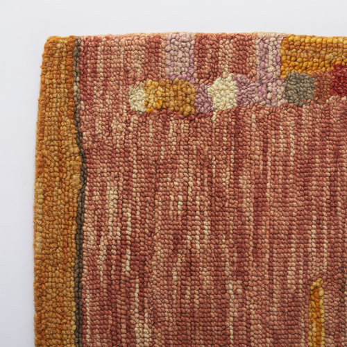 Courtney Hand Tufted Wool Orange/Pink/Brown Rug & Reviews | AllModern