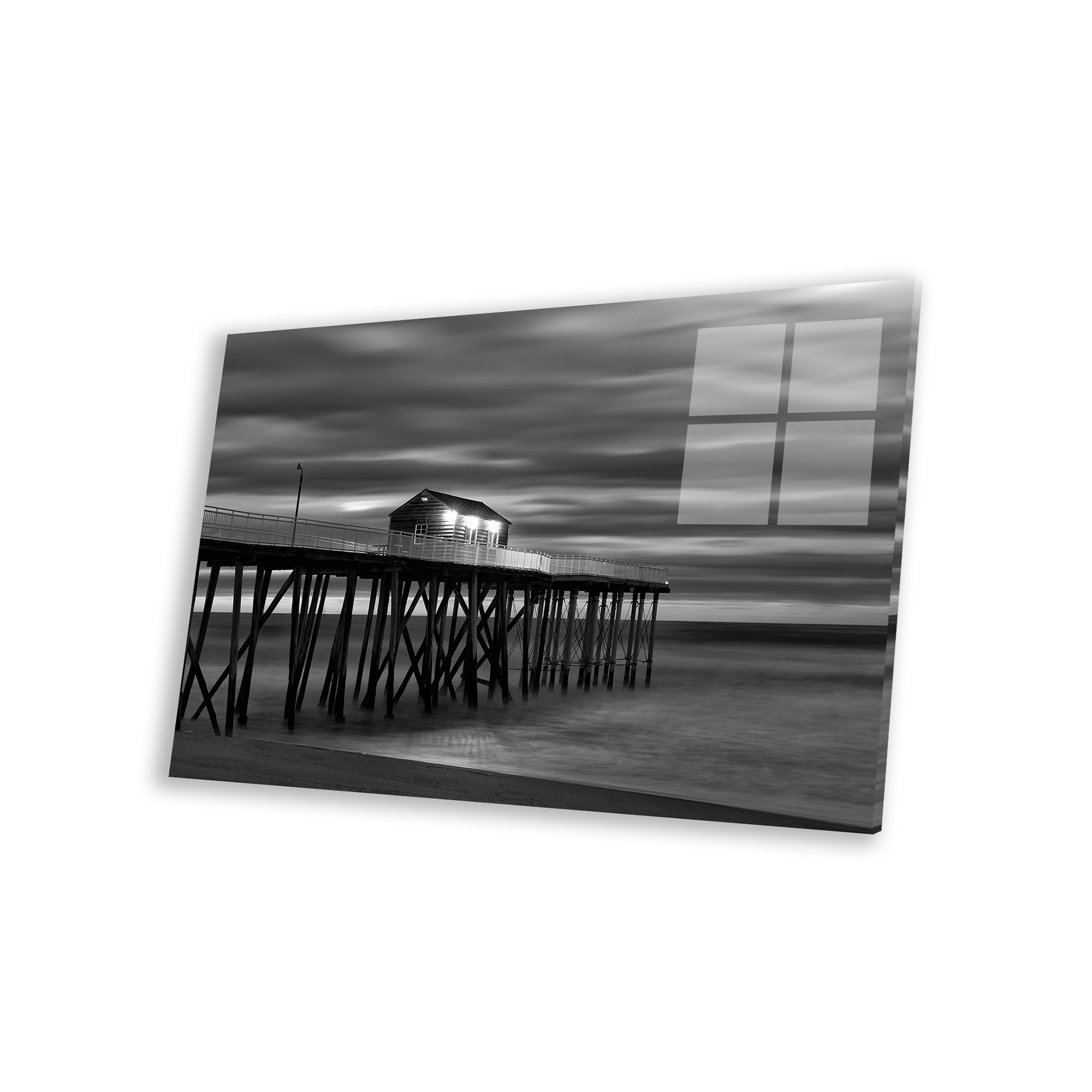 Ebern Designs Belmar B&W On Plastic/Acrylic by David Gardiner Painting ...