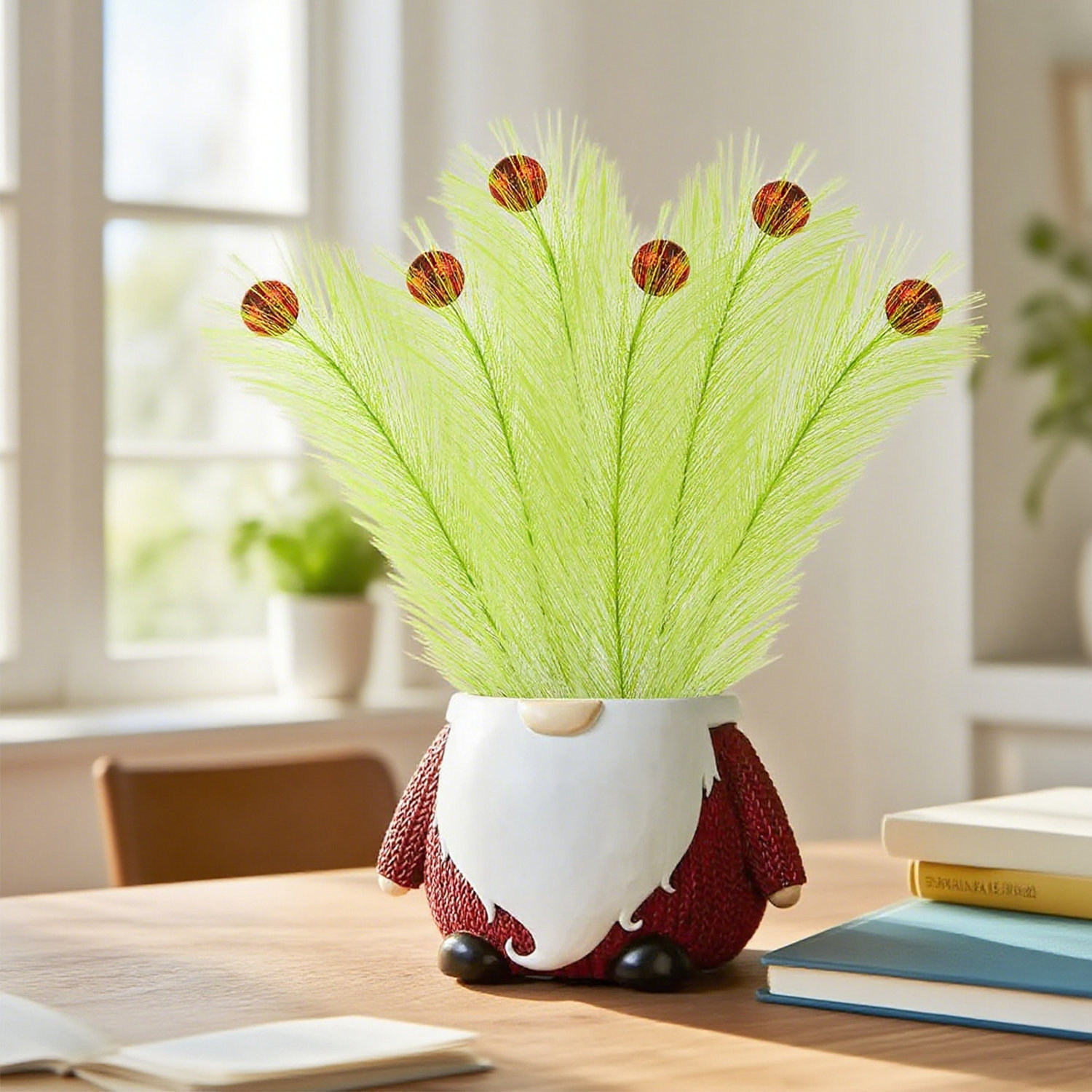 Ophelia & Co. 5Pcs Christmas Tree Topper 17'' Lime Green Curly Tree ...