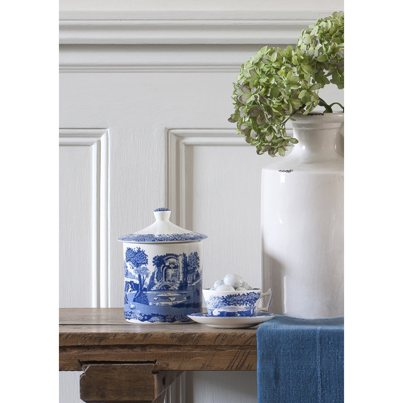 Spode Blue Italian Storage Jar 7.5" & Reviews | Wayfair