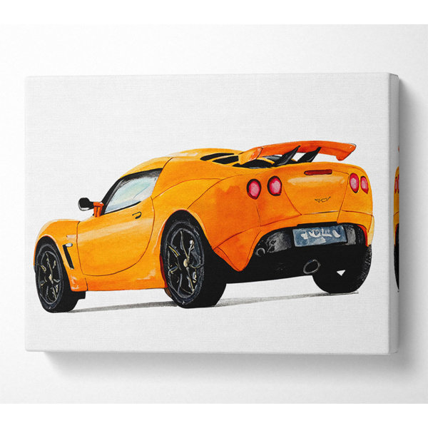 Borough Wharf Orange Lotus Elite Rear - Wrapped Canvas Art Prints ...