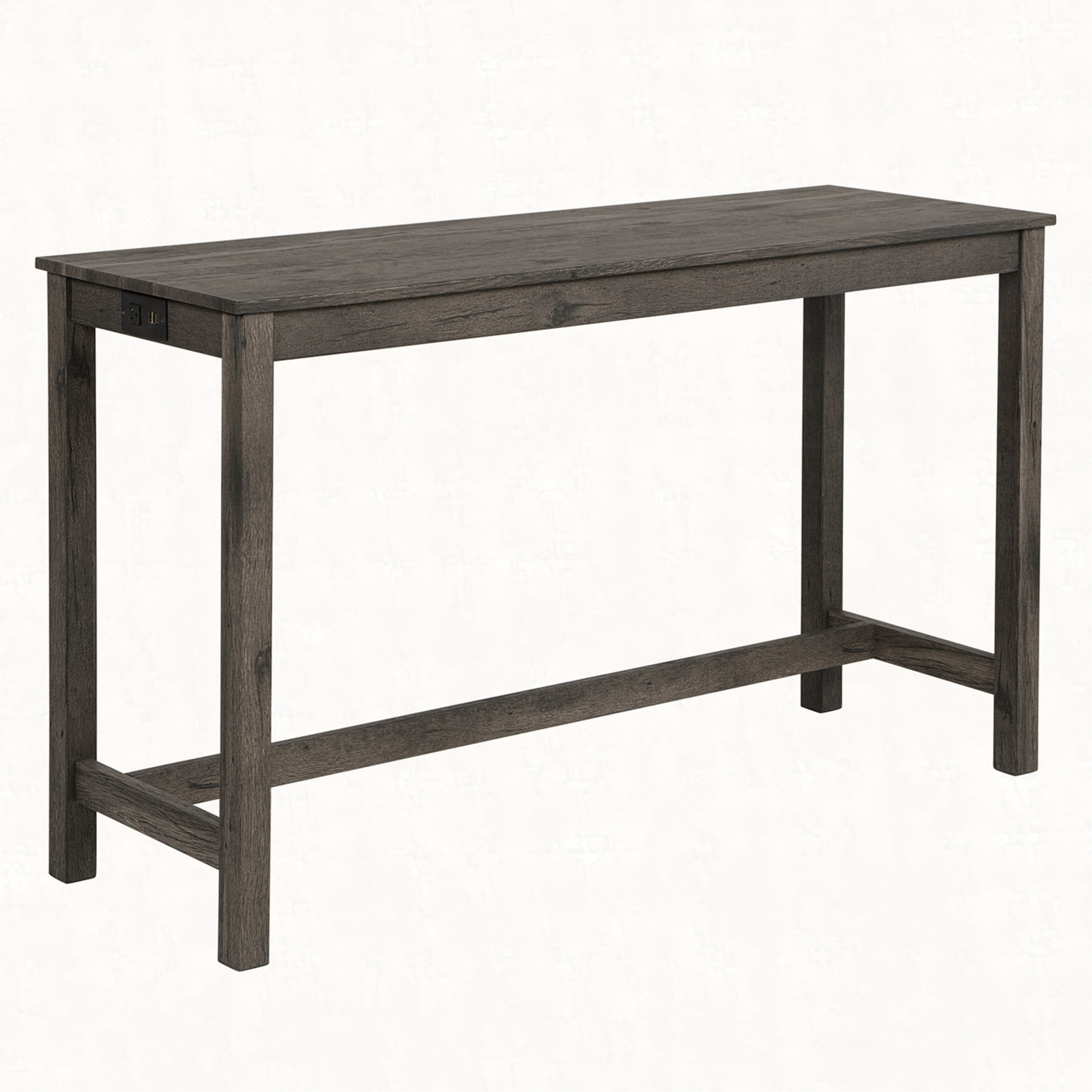 Latitude Run® Ensemble de table de bar 4 pièces avec prise de courant ...