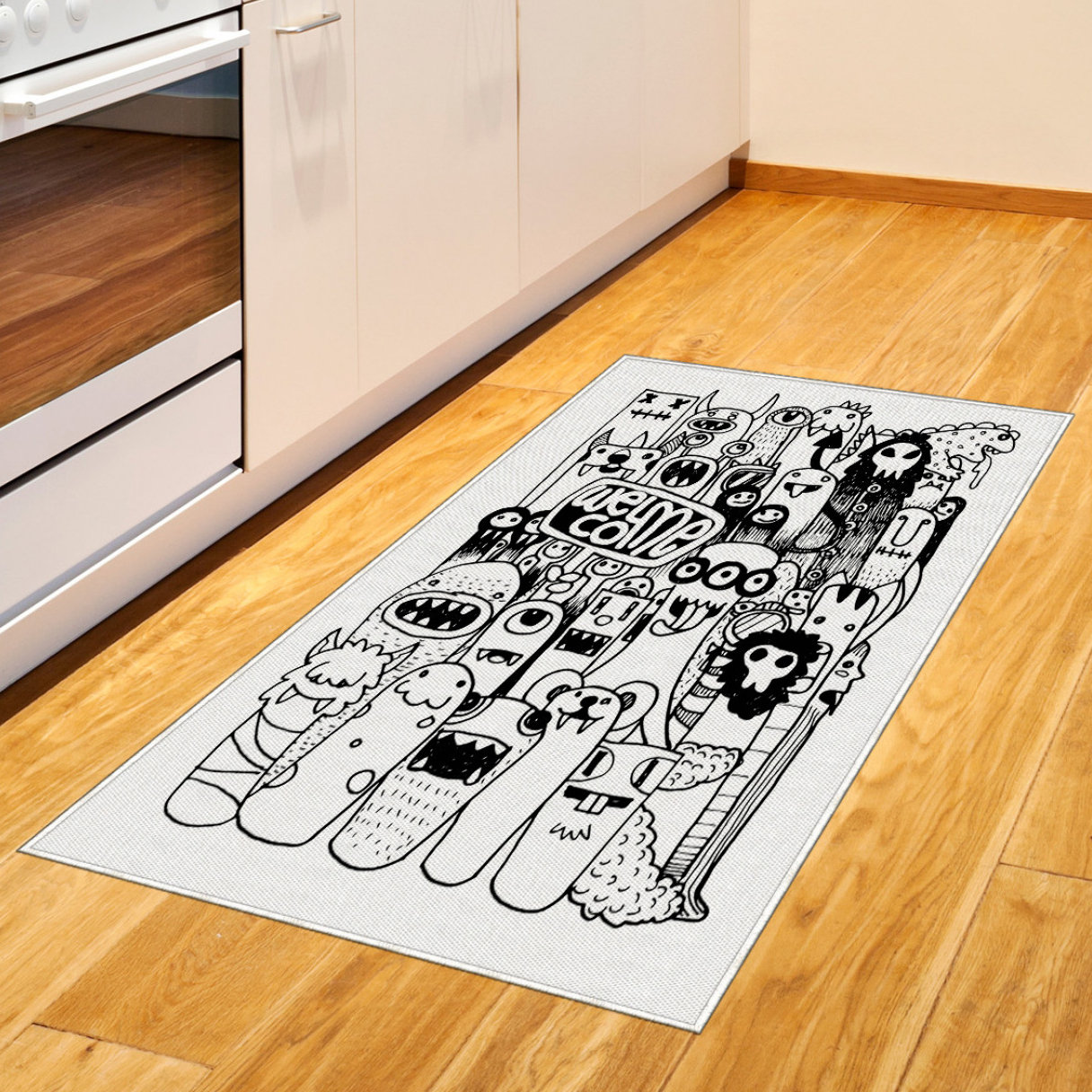 East Urban Home Indie High Density Long Fiber Poly Threads Decorative ...