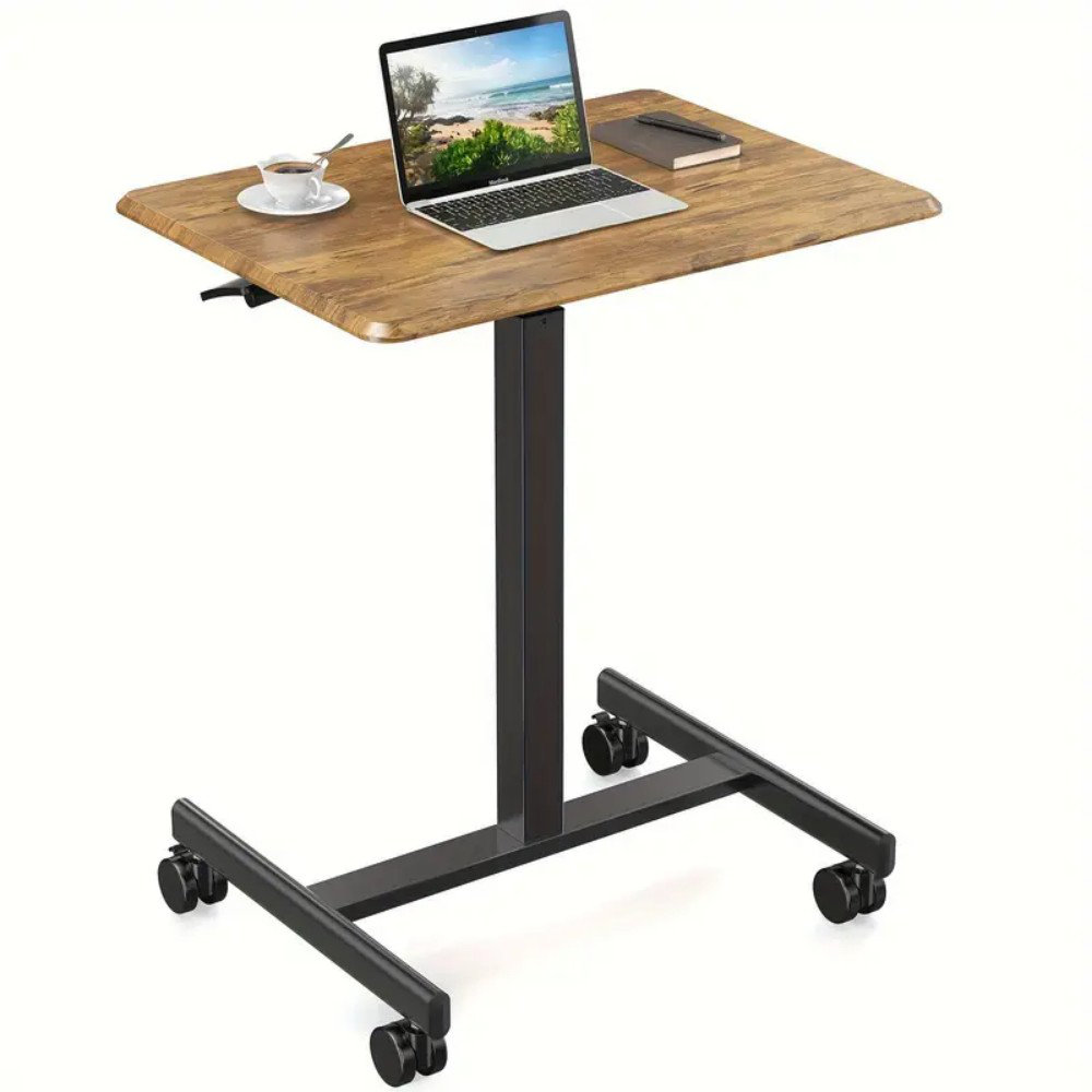 Latitude Run® Modern Adjustable Height Mobile Laptop Desk - 1Pc ...
