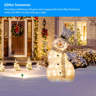 The Holiday Aisle® LED Christmas Snowman Decoration Light Collapsible ...