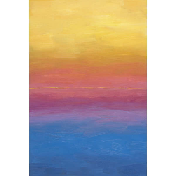 Wrought Studio Brushstroke Sunset II - Wayfair Canada