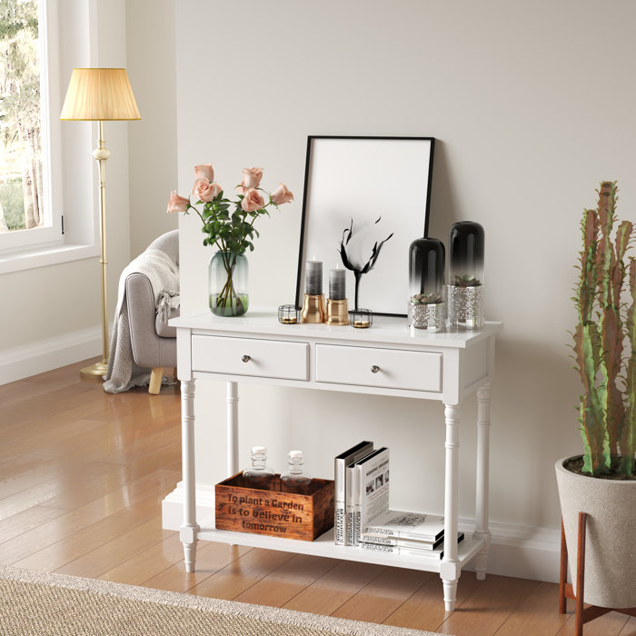 Alcott Hill® Emaria 35.4" Console Table & Reviews | Wayfair