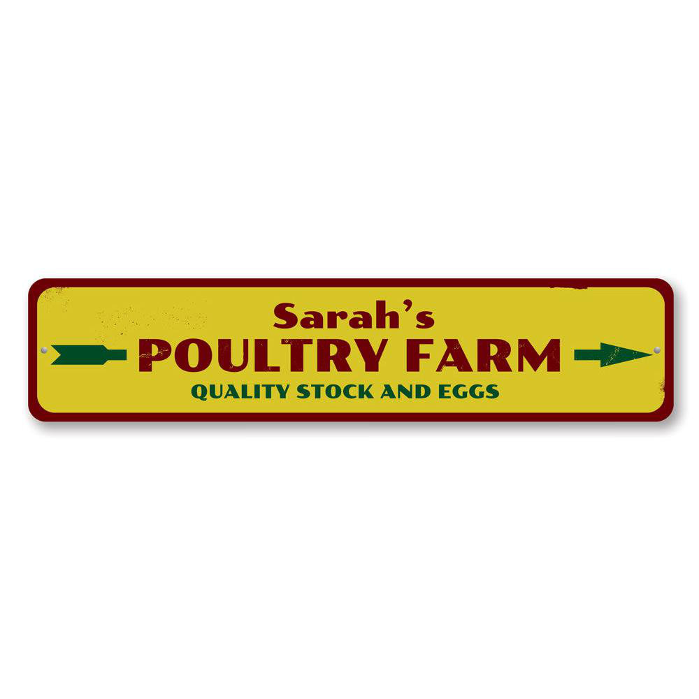 Lizton Sign Shop, Inc Poultry Farm Custom Aluminum Sign | Wayfair
