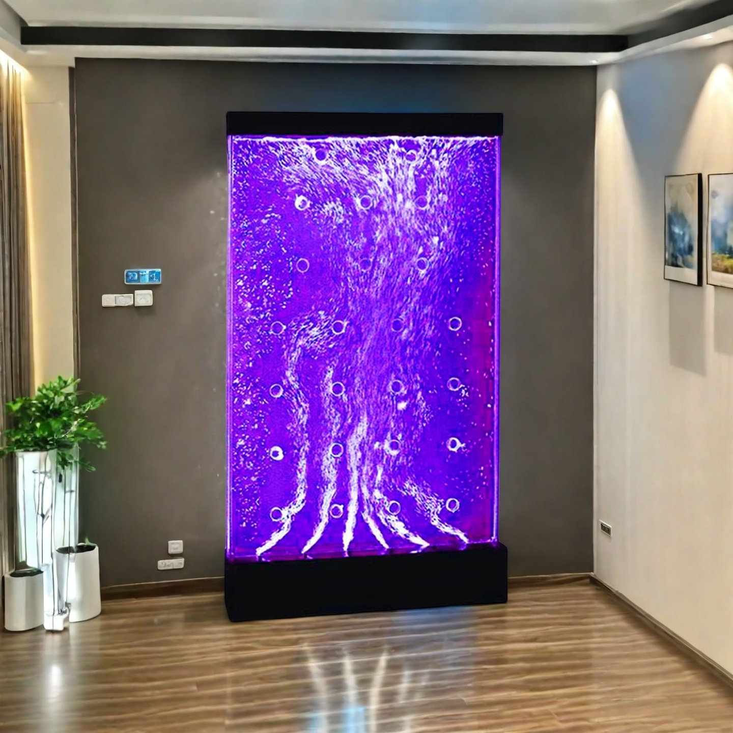 Orren Ellis Elegant Acrylic Water Bubble Wall Divider | Wayfair