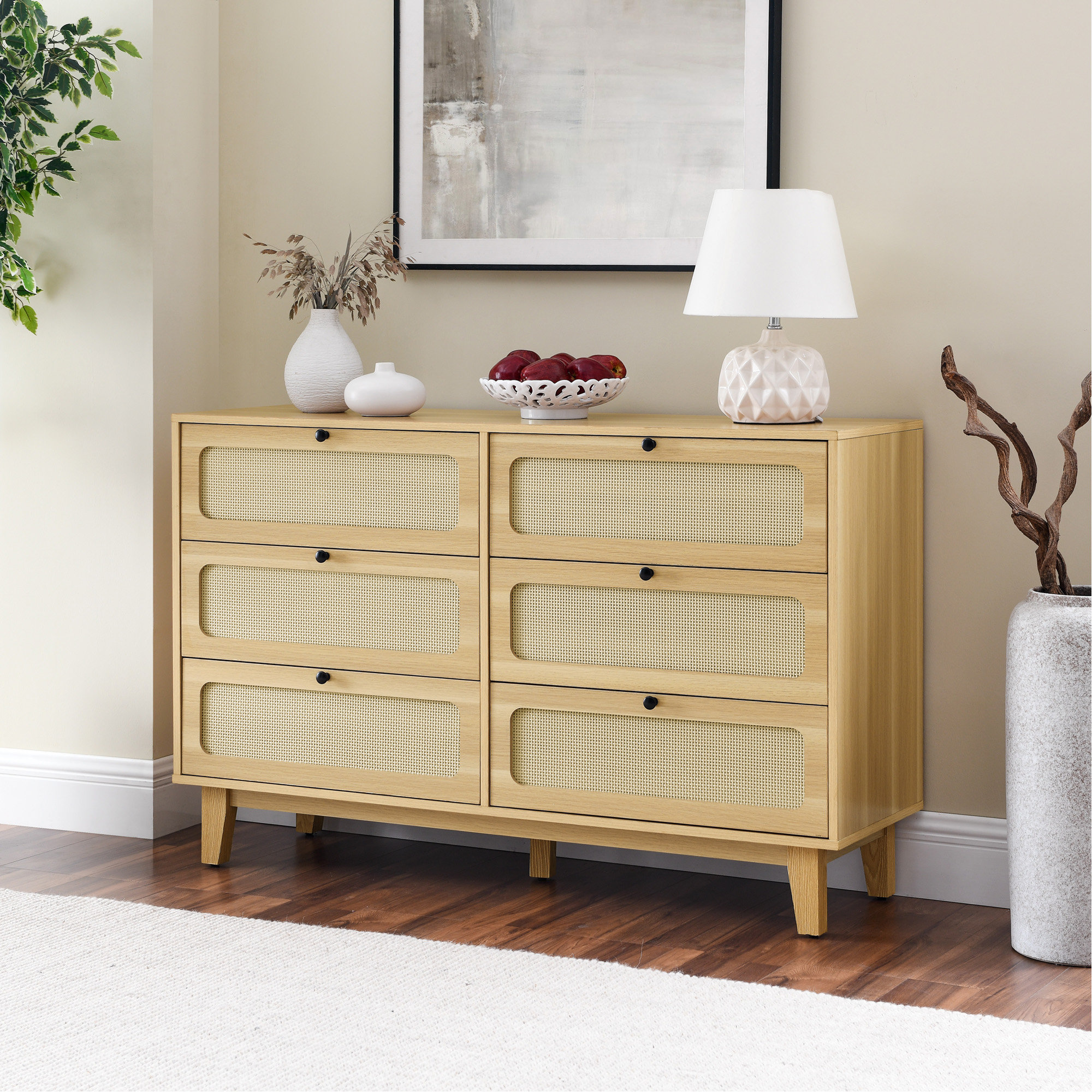 Bay Isle Home™ Versatile Wooden Dresser With Multiple Drawers And ...