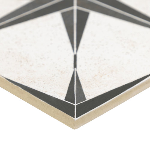 Industry Tile 8.86" x 8.86" Porcelain Patterned Wall & Floor Tile ...