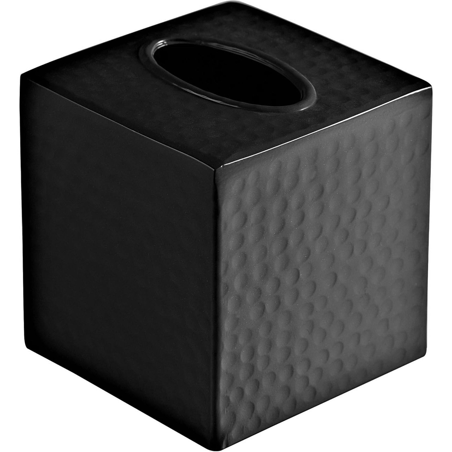 Hokku Designs Hand Hammered Tissue Box Square Cover Holder & Dispenser ...