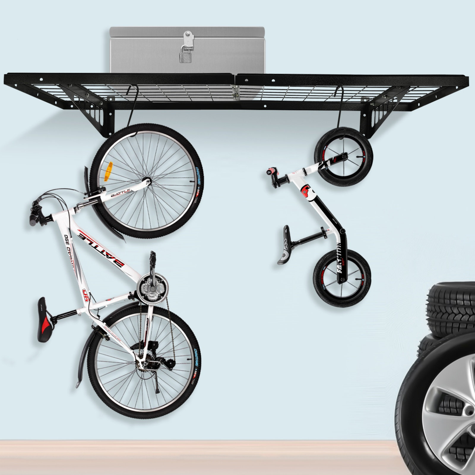 Rebrilliant Meison 48'' W Storage Rack | Wayfair