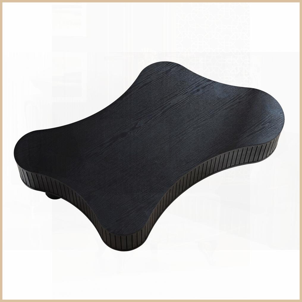 Latitude Run® 42.52-Inch Irregular Shaped Coffee Table for Living Room ...