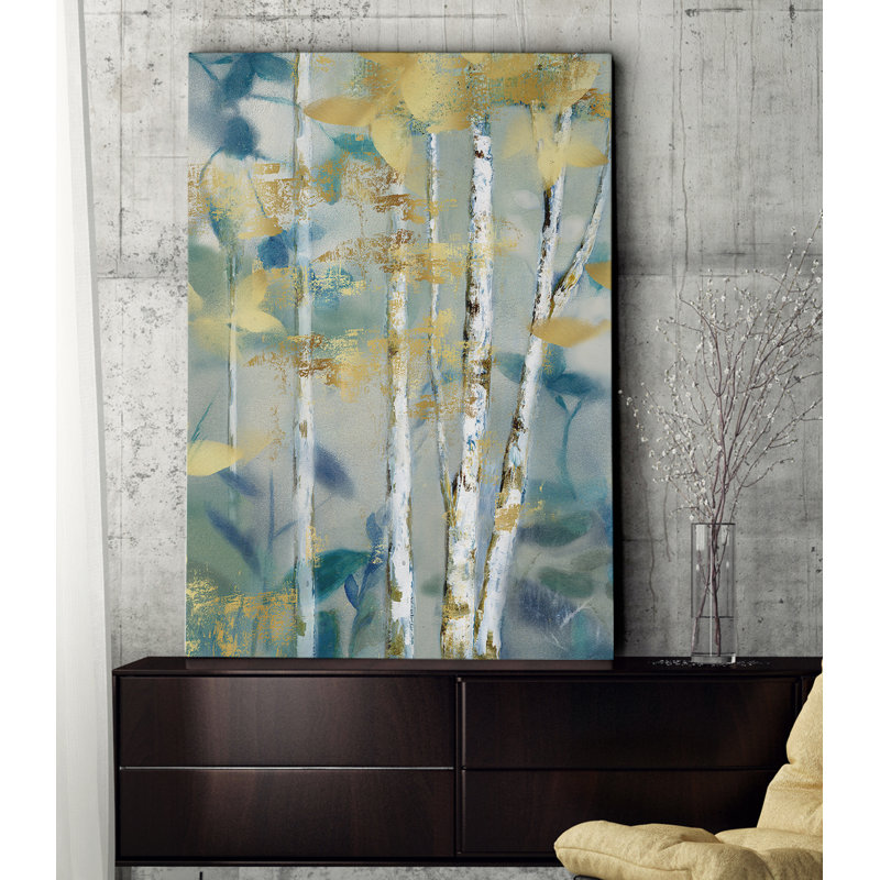 Winston Porter Gilded Forest Detail II On Canvas Print & Reviews | Wayfair