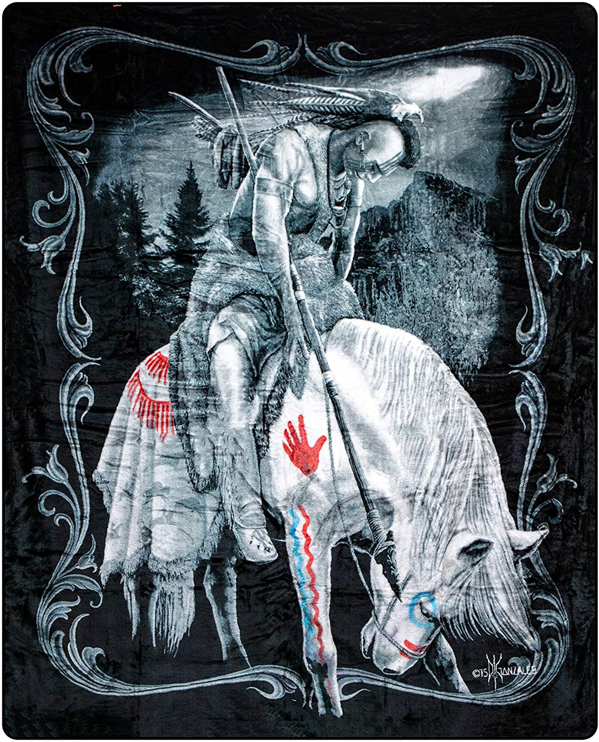 NY Textile Haus Horse Queen Plush Blanket - Wayfair Canada