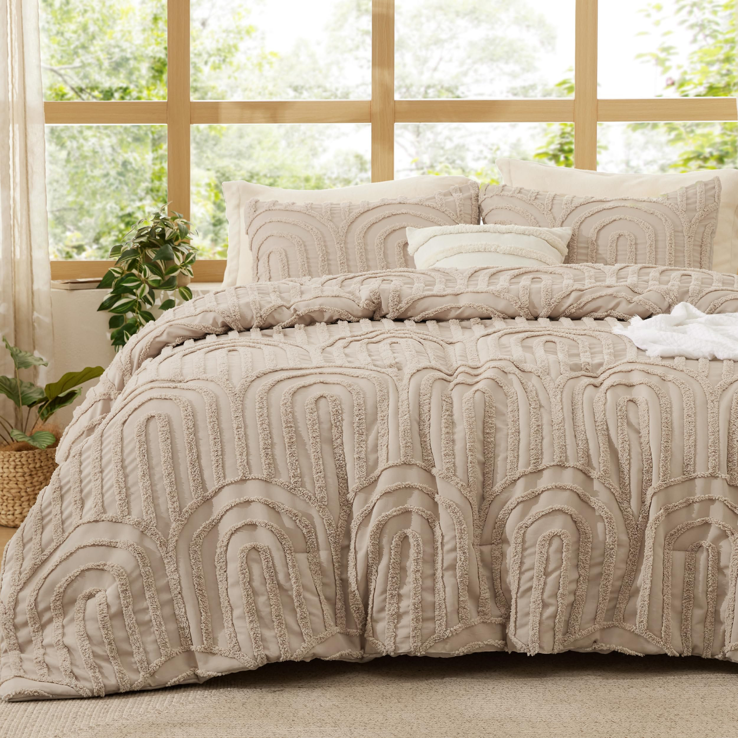 Bedsure Comforter Set-Arch Jacquard Boho Bedding Sets & Reviews | Wayfair