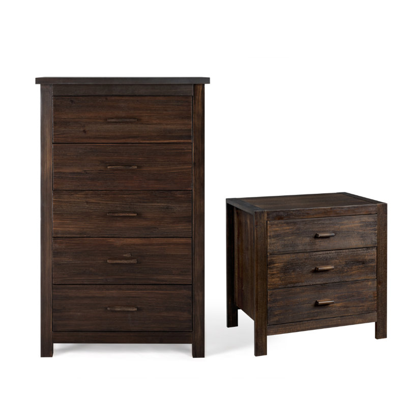Millwood Pines 2 Pieces Bedroom Set & Reviews | Wayfair