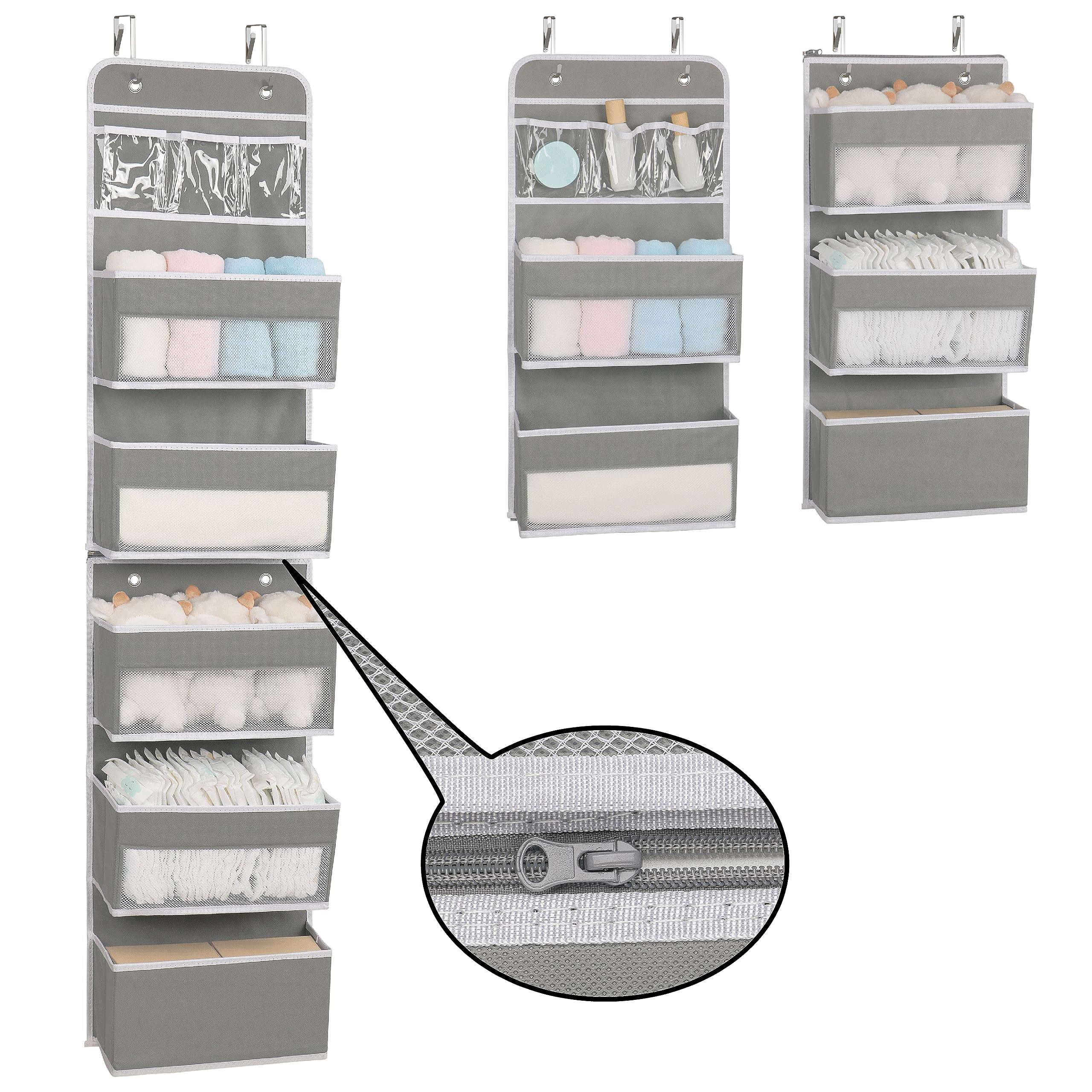 Rebrilliant Over The Door Hanging Organizer, 6-Tier/3-Tier Convertible ...
