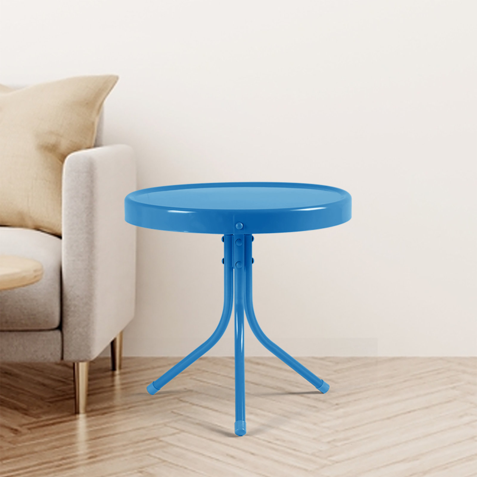 Ebern Designs Letetia Round 20.2'' Outdoor Side Table & Reviews ...