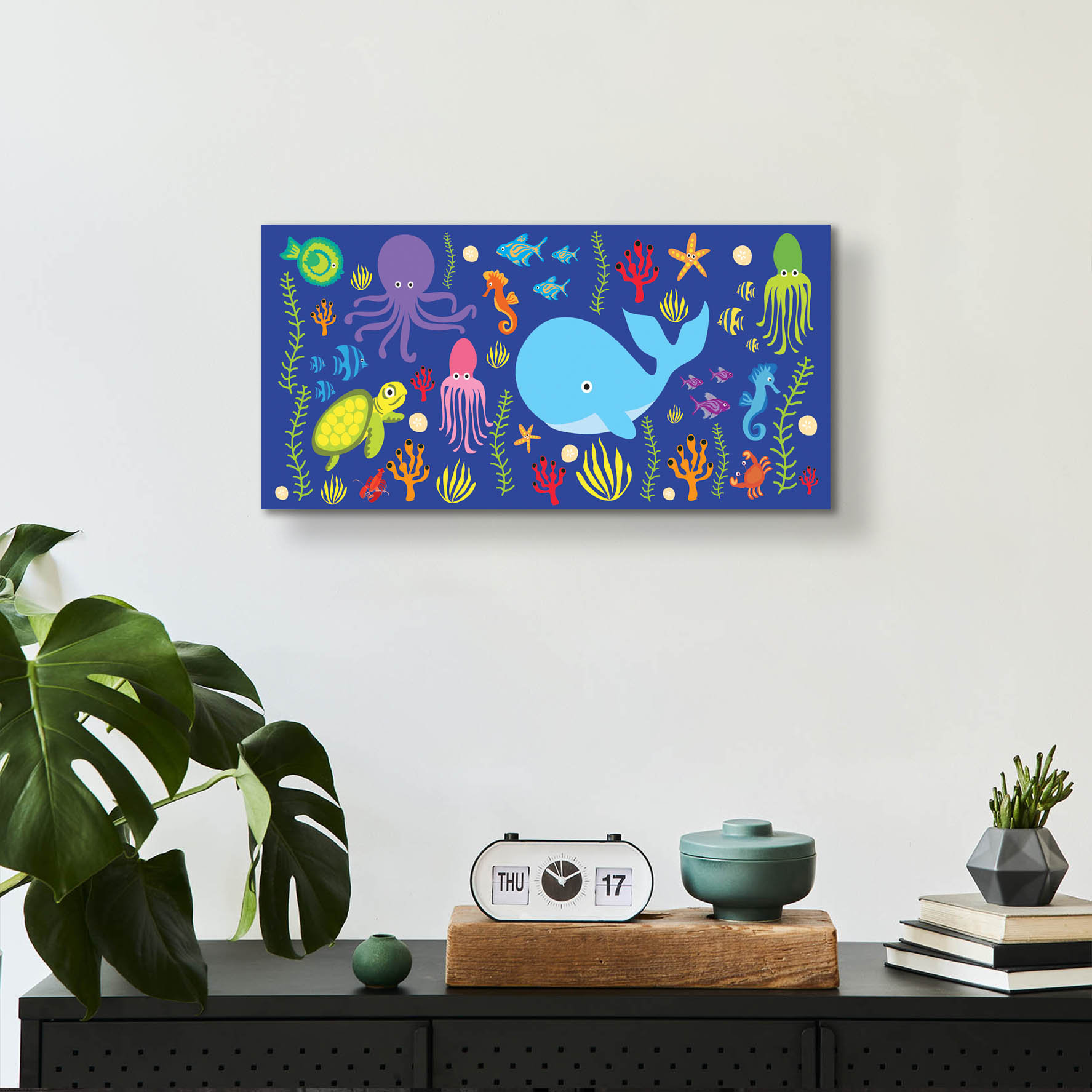 Sunside Sails 'Sea Mat' by Erin Clark Acrylic Glass Wall Art | Wayfair